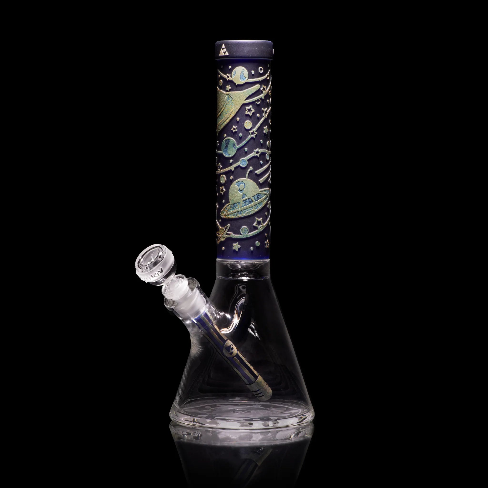 Milkyway Space Odyssey in Color 14" Beaker – lateralus-glass
